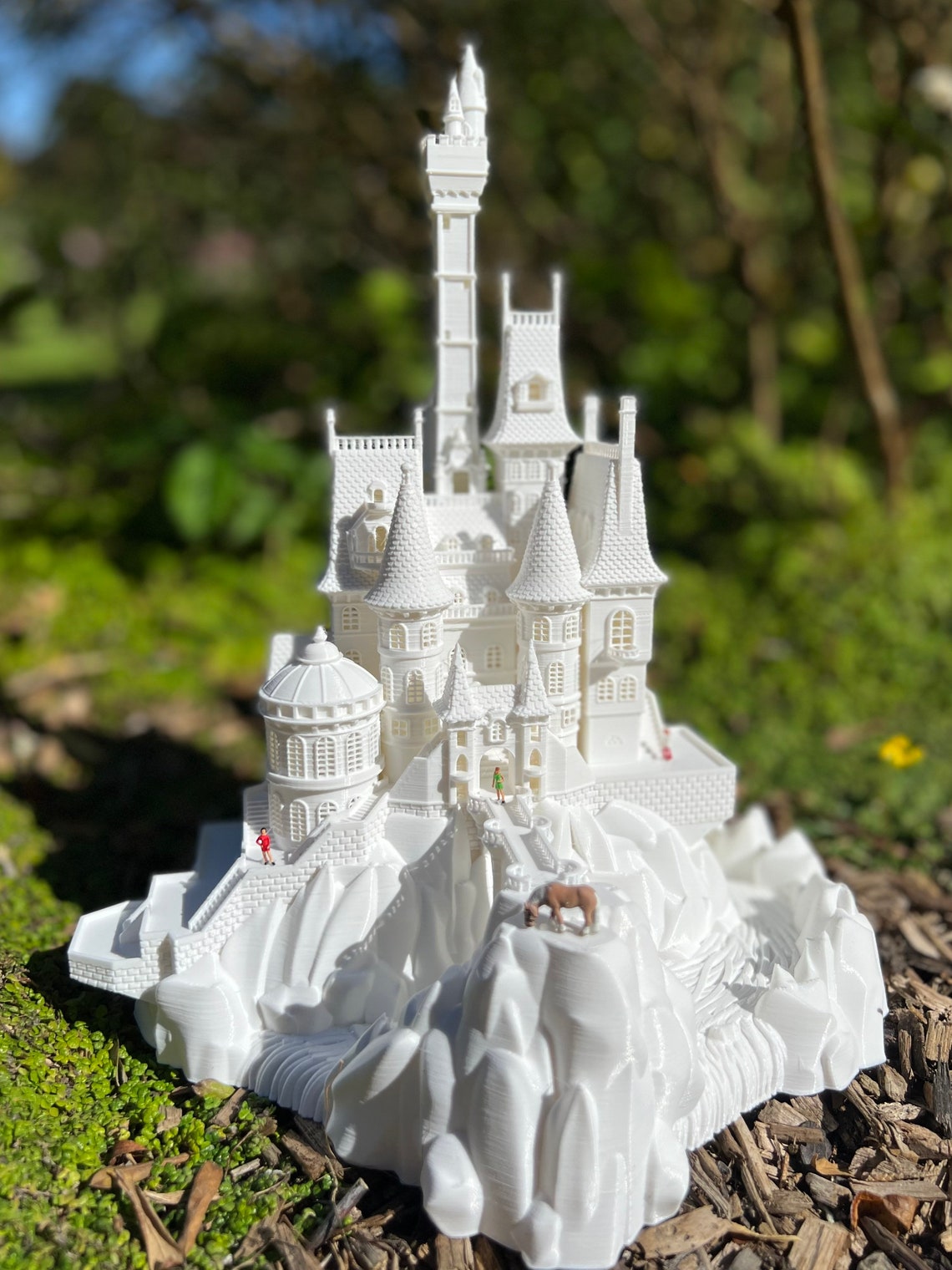 Miniature Beast Castle N (1/160) Scale House Beauty! - Etsy