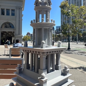 Miniature Ferry/train Station Building + Clock Tower HO (1/87) Scale ...