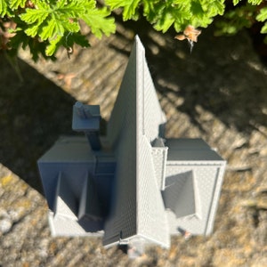 Miniature Gray N-scale Gru Villain House Gothic Victorian Minion ...