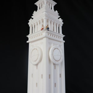Miniature Clock Tower HO Scale for Train Model White - Etsy