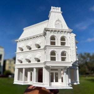 Miniature Ho-scale Victorian Main Street Market House Coffee Shop 1:87 ...