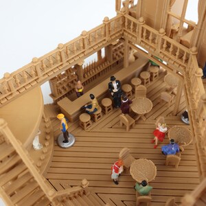 Miniature Old West #1 Saloon/hotel Built Ready HO Scale Interiors ...