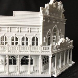 Miniature Old West #1 Saloon/hotel Built Ready HO Scale Interiors ...