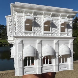 Miniature Ho-scale Victorian #39 Main Street Bank 1:87 Model - Etsy