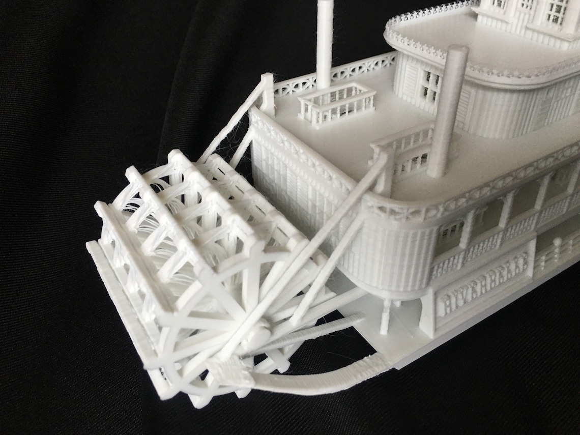 Miniature HO Scale Old West 4 Steamboat Paddlewheeler | Etsy