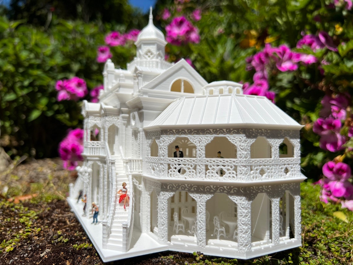 Miniature Ho-scale Port Royal Estate of New Orleans Assembled - Etsy
