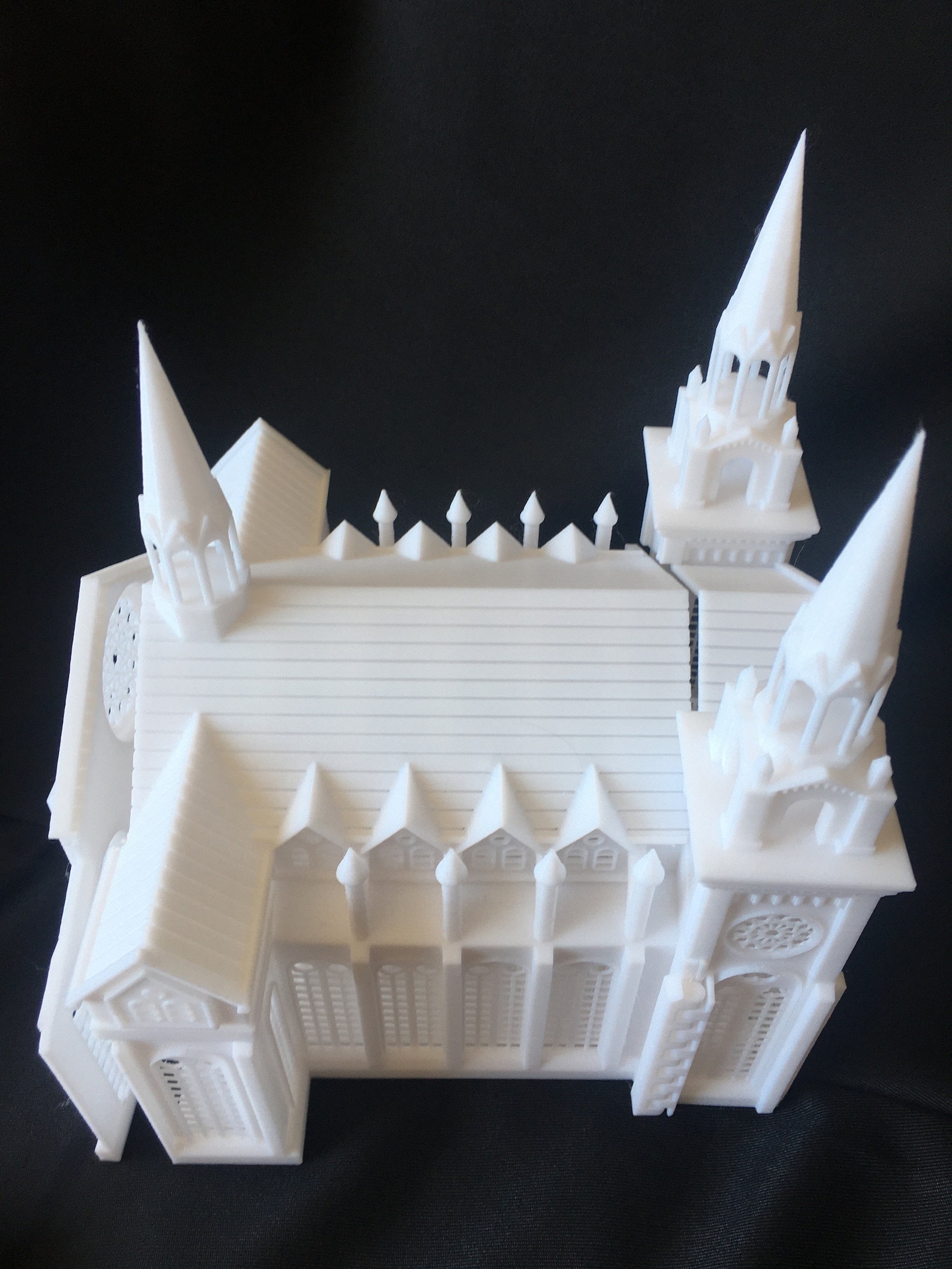 Miniature Gothic White Church/cathedral 1:87 Scale - Etsy