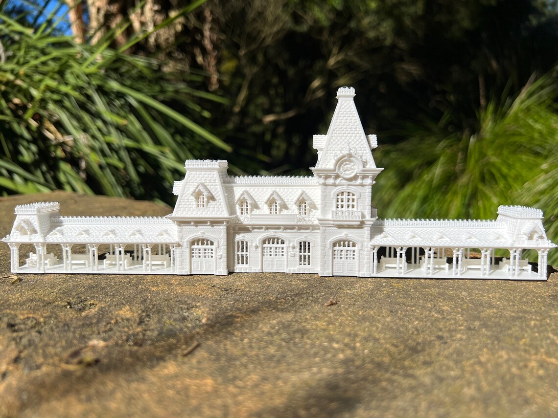 Small Miniature N-scale Victorian 36 Main Street Station - Etsy