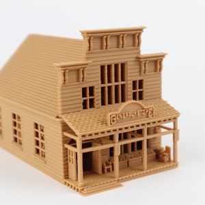 Small Miniature Old West General Store Assembled N-scale 1:150 W ...