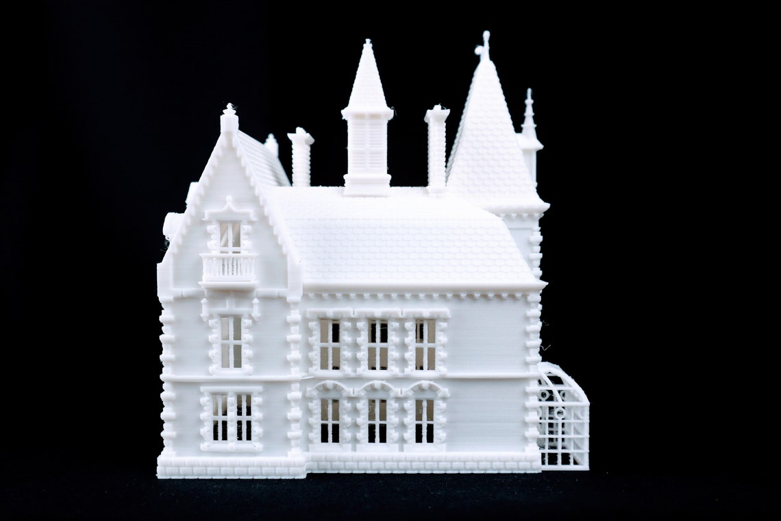 Small Miniature N-scale Miniature crystal Manor - Etsy