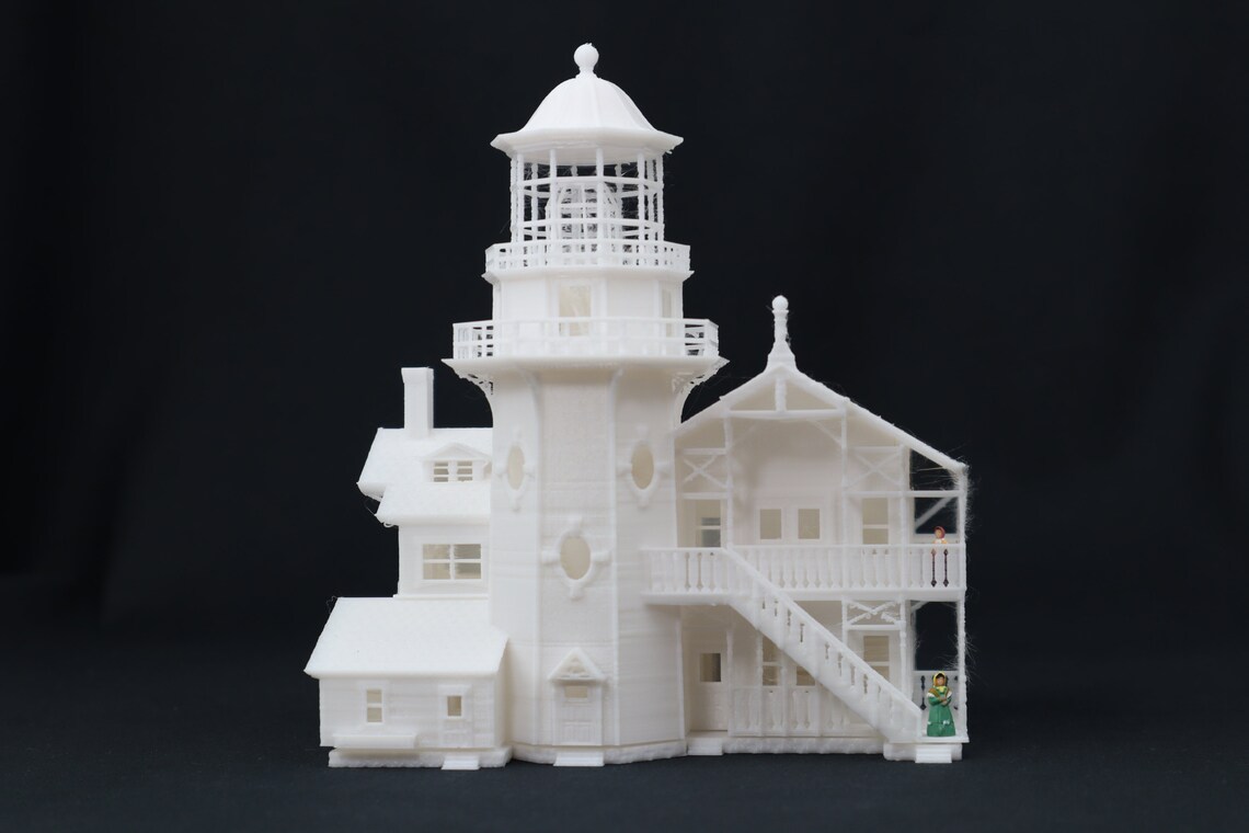 SMALL N-scale Miniature Victorian 9 Lighthouse Train Layout | Etsy