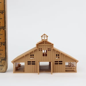Small Miniature Old West Livery Stables N-scale 1:150 Wood Color ...
