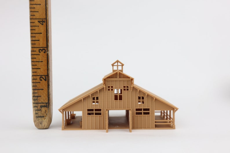 Small Miniature Old West Livery Stables N-scale 1:150 Wood - Etsy