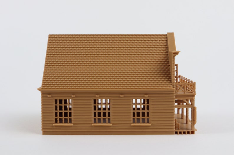 Small Miniature Old West Sheriff's Office/jailhouse Assembled N-scale 1 ...