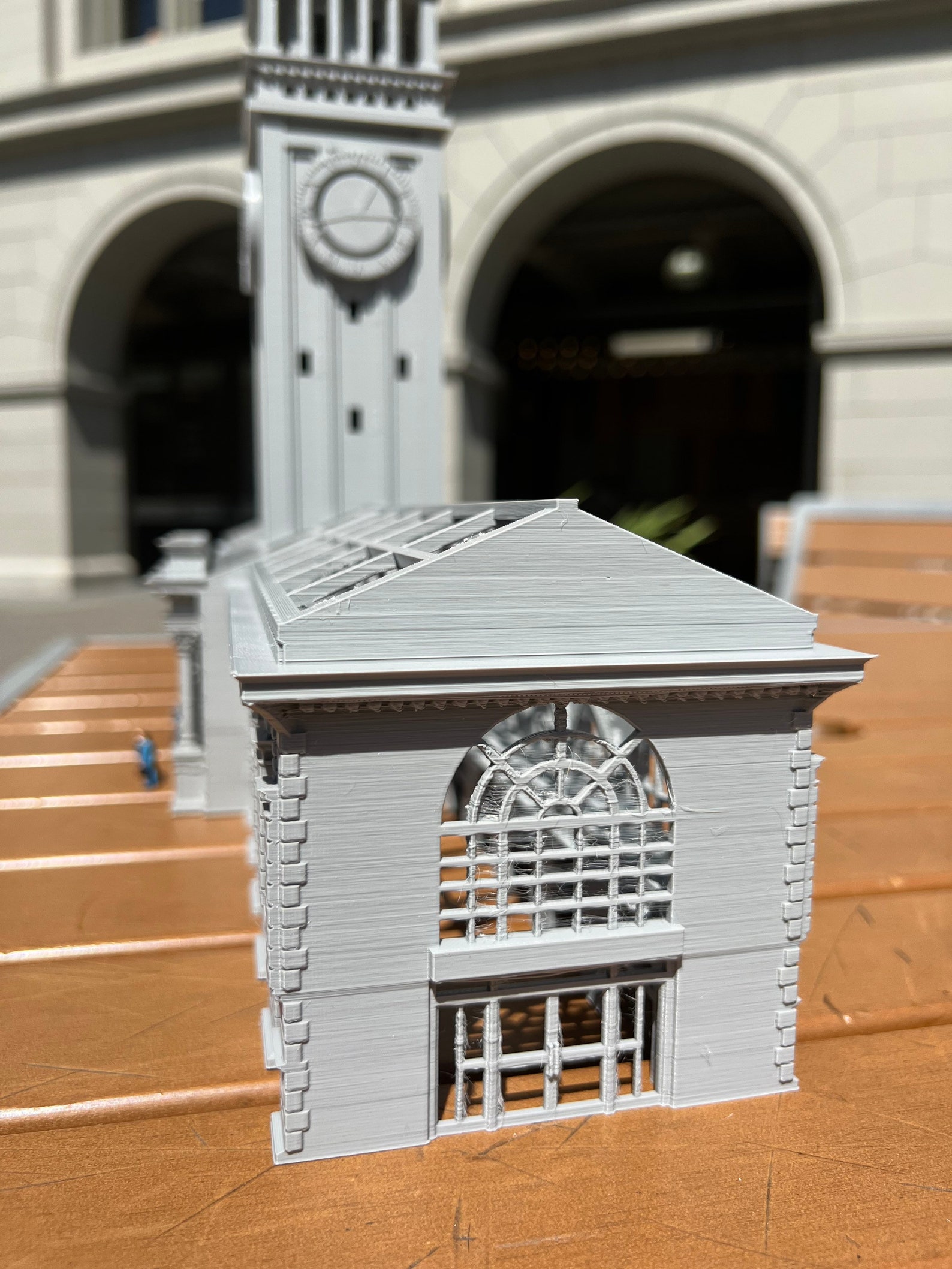Miniature Ferry/train Station Building + Clock Tower HO (1/87) Scale ...