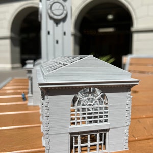 Miniature Ferry/train Station Building + Clock Tower HO (1/87) Scale ...