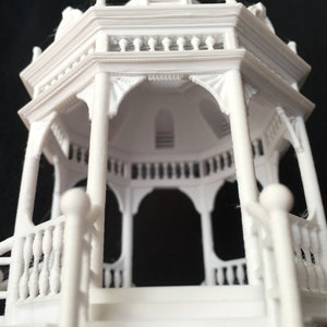 Paintable White Victorian #9 Park Gazebo/bandstand Model Houses - Etsy