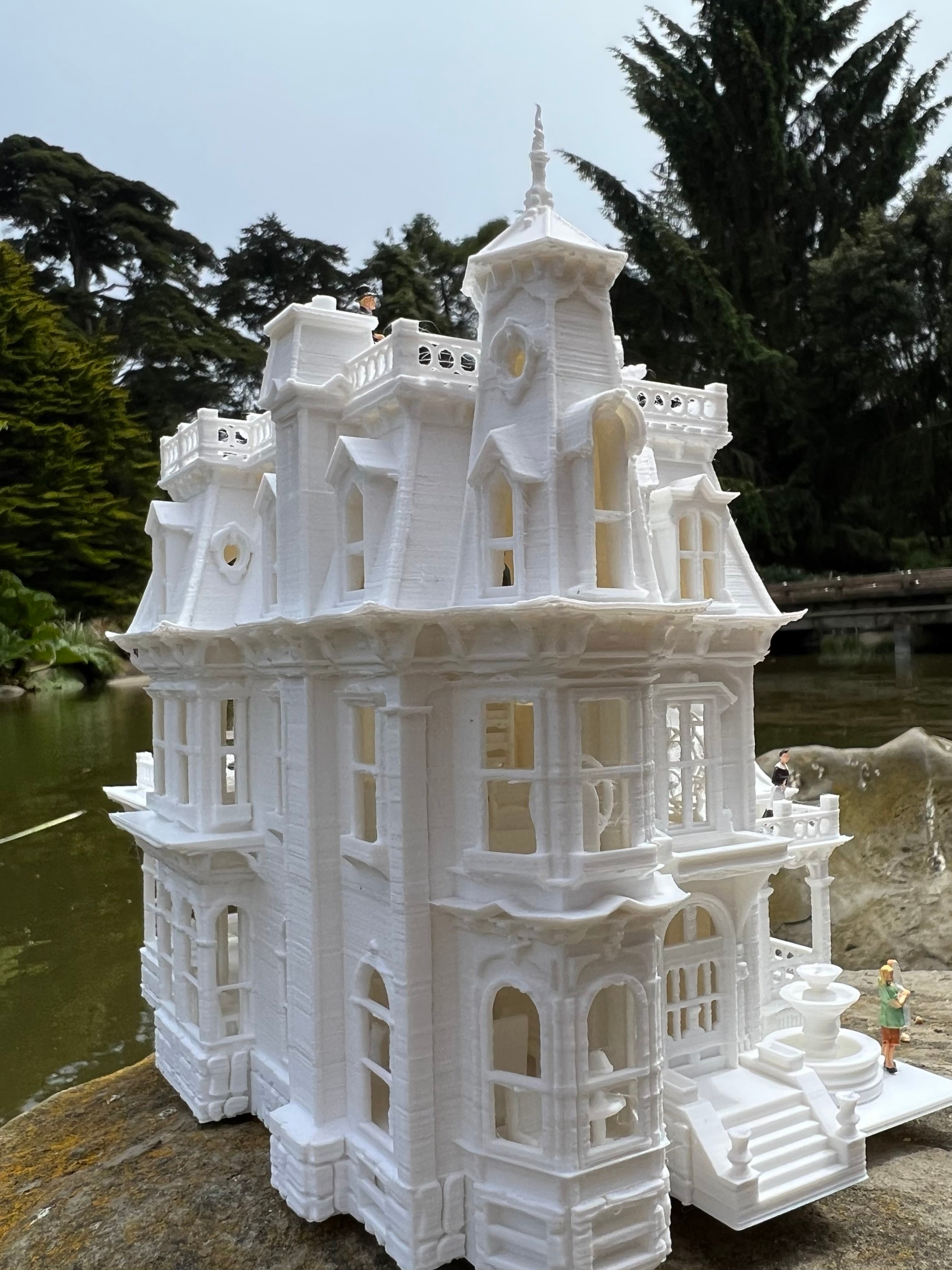 Victorian Miniature 14 captain Hightower Mansion - Etsy