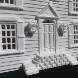 Miniature Ho-scale Amityville Horror House White Supernatural 1:87 by ...
