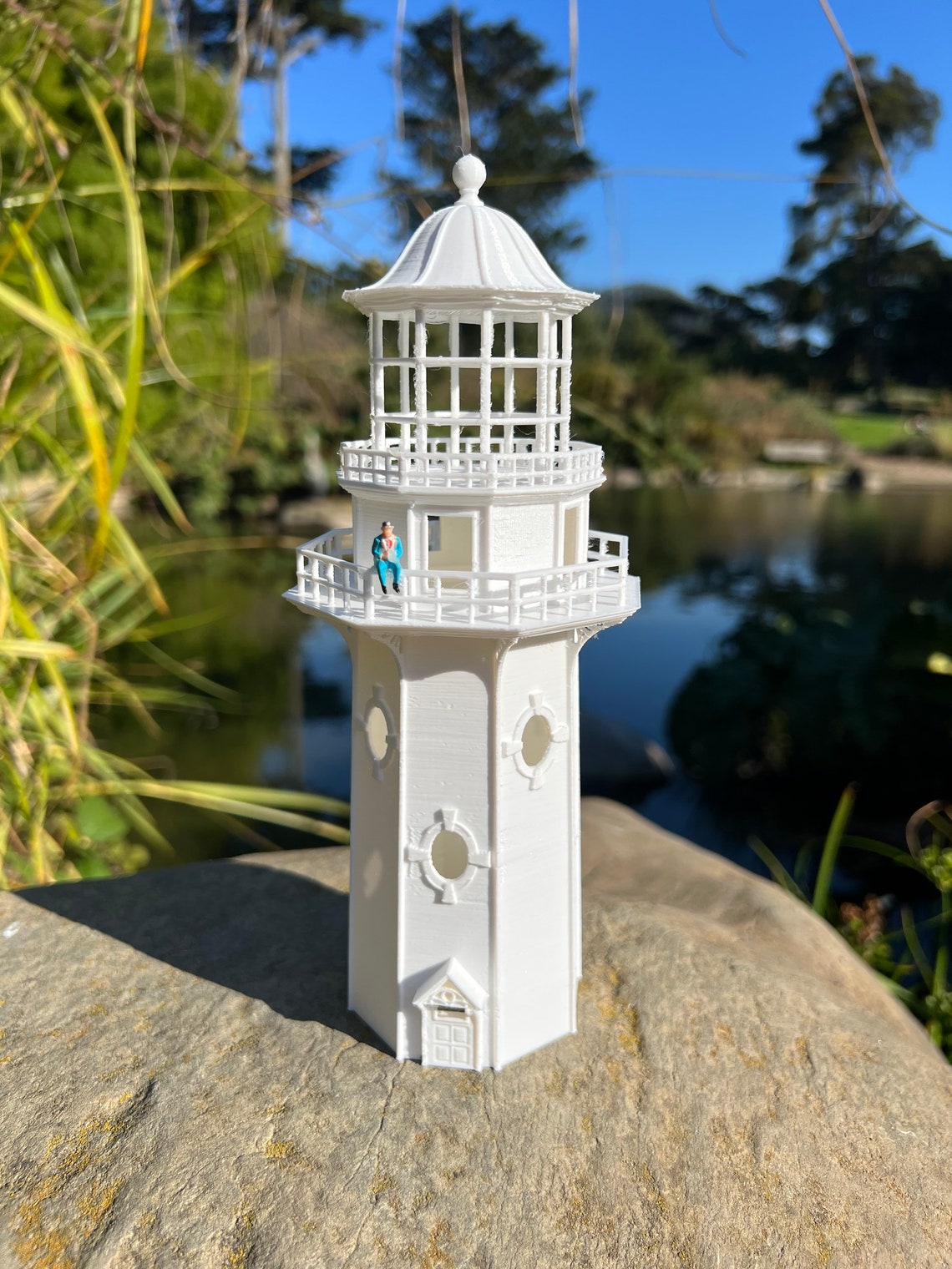 Miniature Victorian 10 Lighthouse Tower HO Scale 1:87 White - Etsy