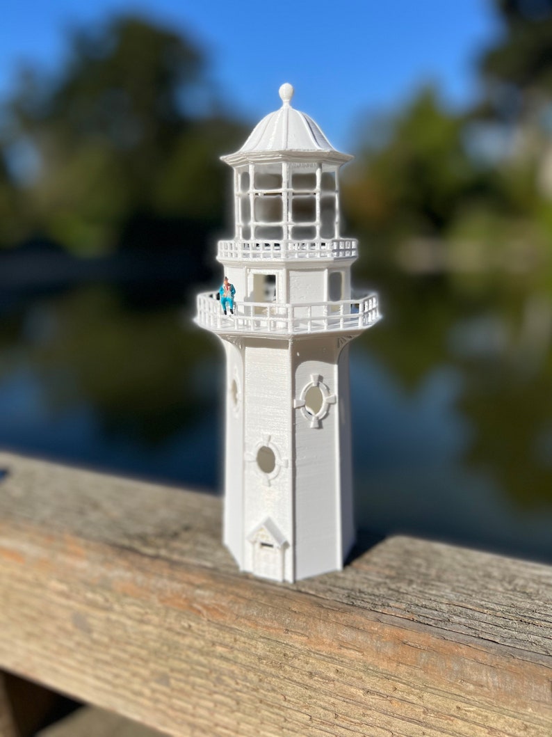 Miniature Victorian 10 Lighthouse Tower N Scale 1:160 White - Etsy