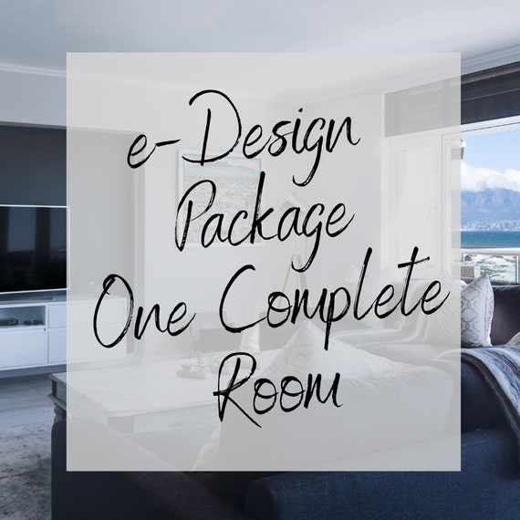 E-design Package One Complete Room Sale - Etsy