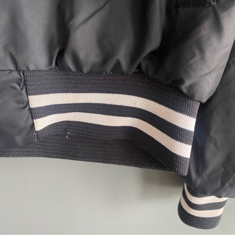 VINTAGE Los Angeles Raiders 80s Satin Bomber Jacket RARE Vegas - Etsy