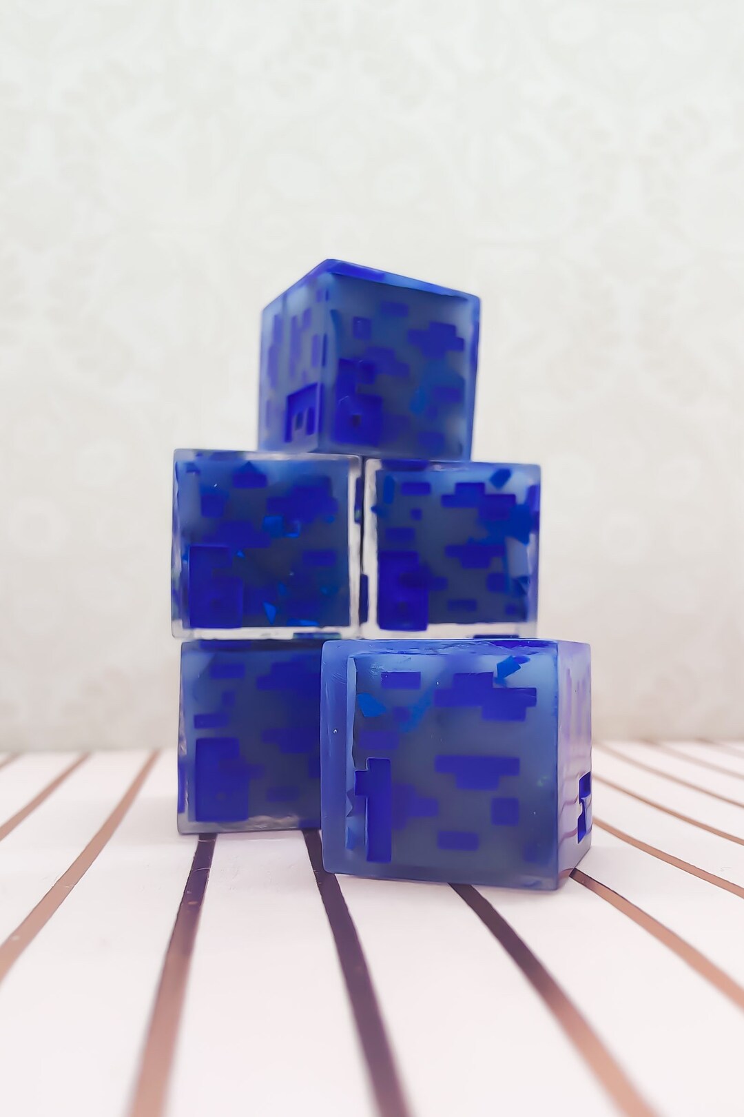 Minecraft Lapis Ore Block Dice Set D6 Minecraft - Etsy