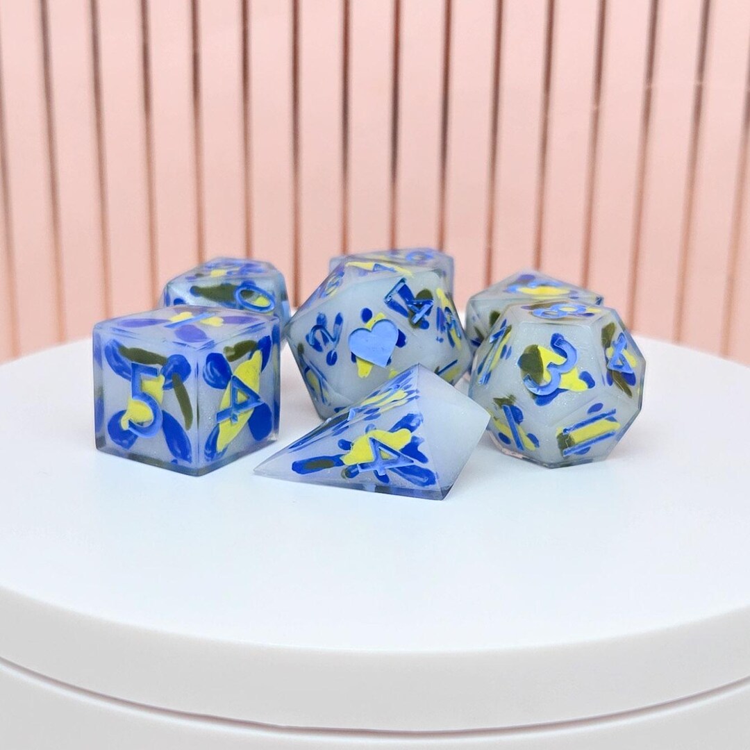 Sicily | Summer Citrus | Lemon | Dice Set - Etsy