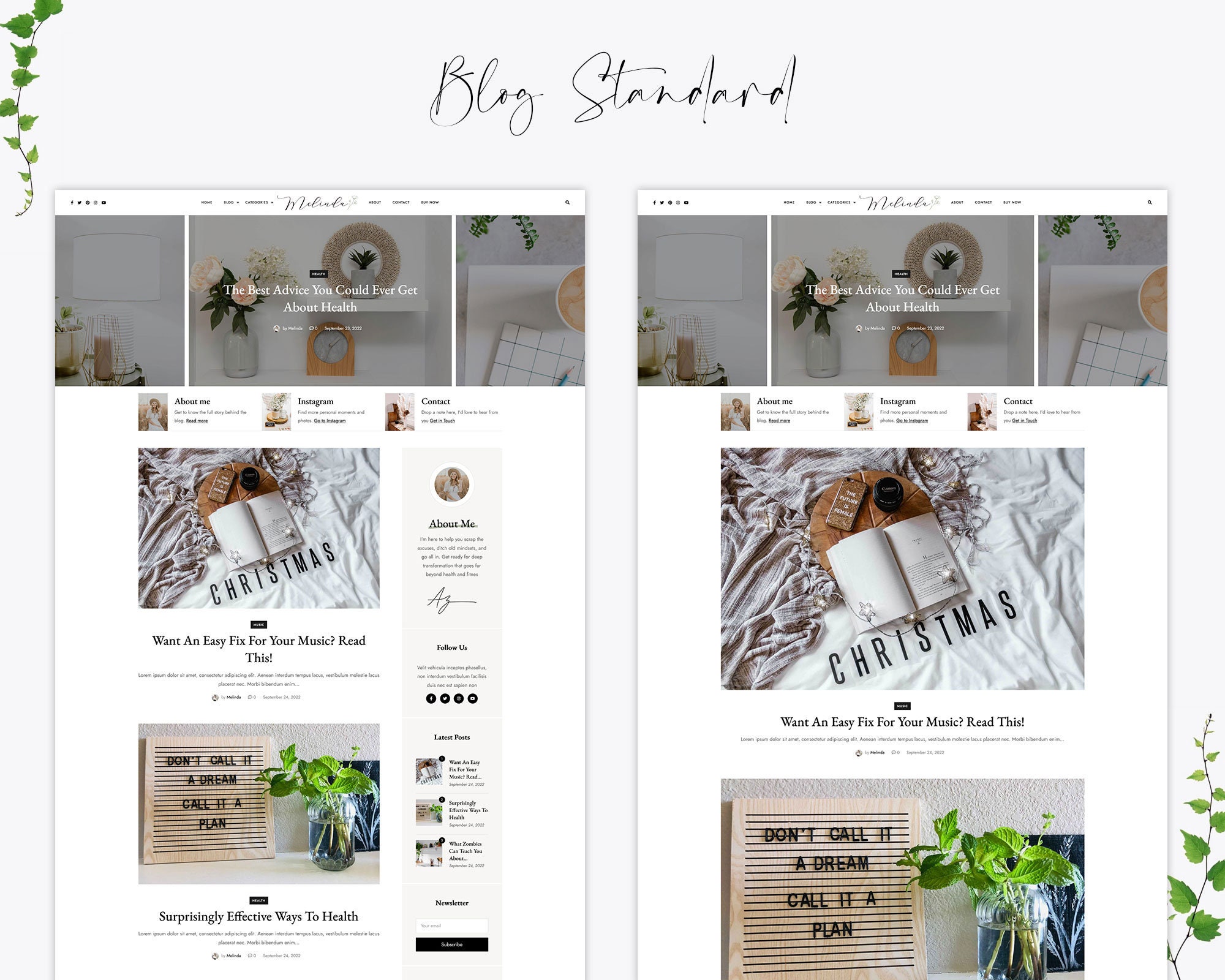 Melinda - Elementor Wordpress Theme, Minimal Wordpress, Coach Website ...