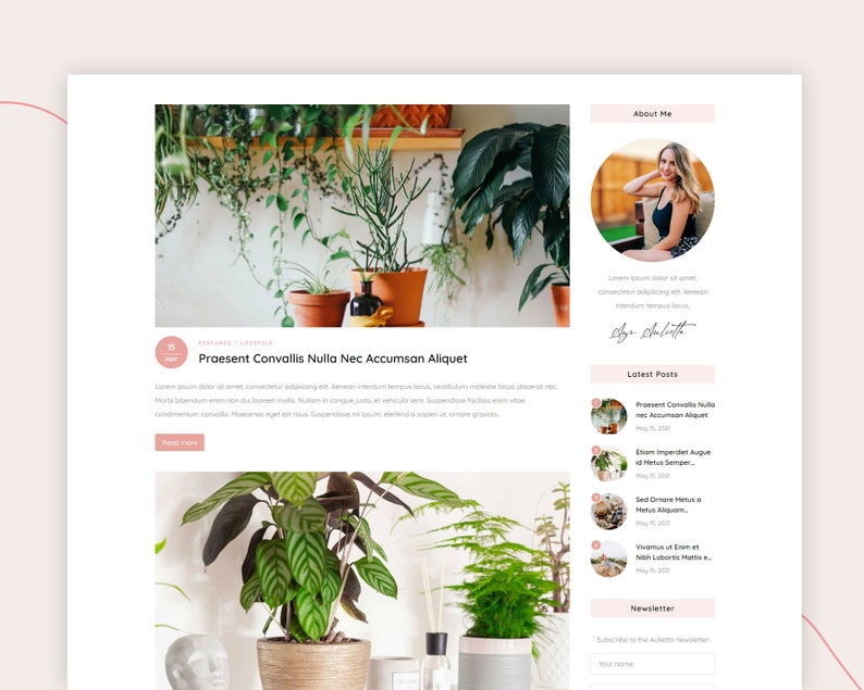 Aulietta, Wordpress Theme for Bloggers | Responsive Wordpress Blog ...