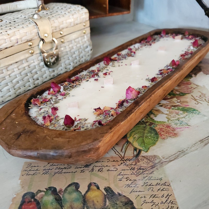 Wood Bowl Candle - Etsy