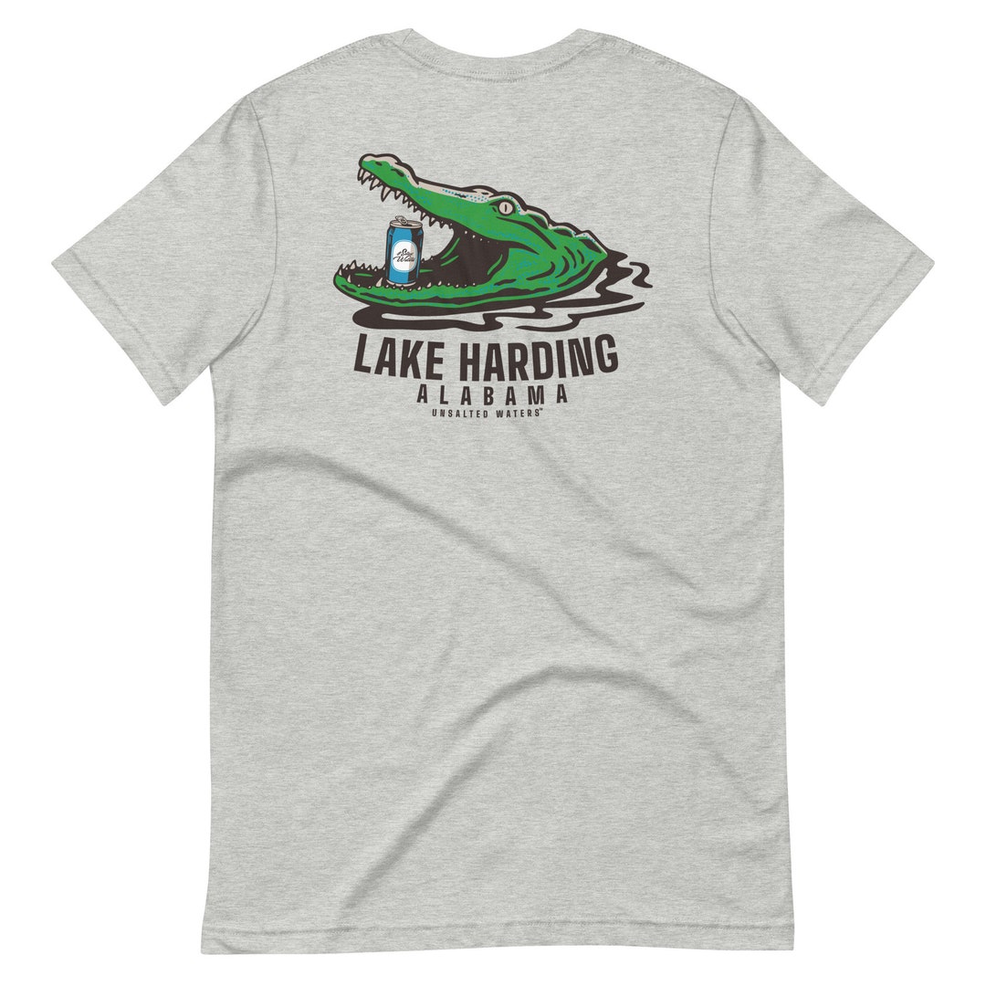 Lake Harding Gator Tee Unsalted Waters Alabama Alligator T-shirt - Etsy