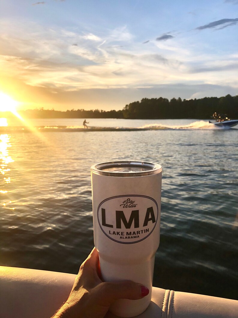 Lake Martin Alabama Decal LMA Sticker Unsalted Waters - Etsy