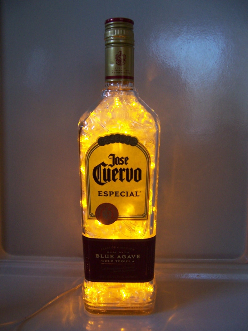 JOSE CUERVO Especial Gold Tequila 1L Bottle Accent Light W/100 | Etsy