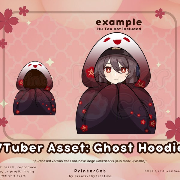 Ghost Vtuber Model - Etsy