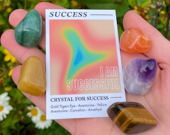 Money Maker, Success & Abundance Crystal Healing Kit Money Crystals ...