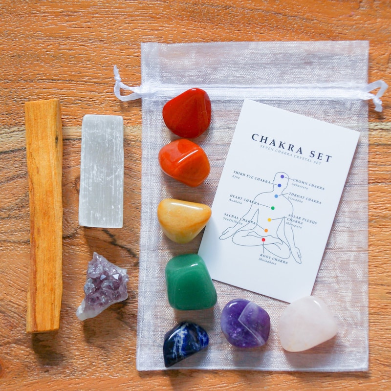 7 Large Chakra Stones - Etsy UK