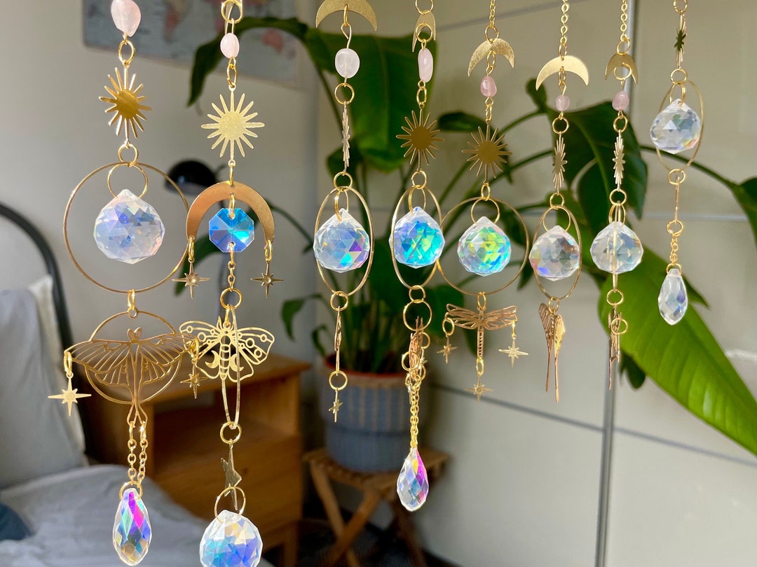 Crystal Suncatcher | Room Decor, Window Decal, Summer Light, Rainbow ...