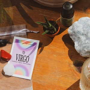 Virgo Crystal Set // Zodiac Sign Tumbled Stones - Astrology Gemstone ...