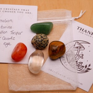 Mixed Bag of Tumbled Stone Crystals Tumble Stone Gem Big Bag Bulk ...