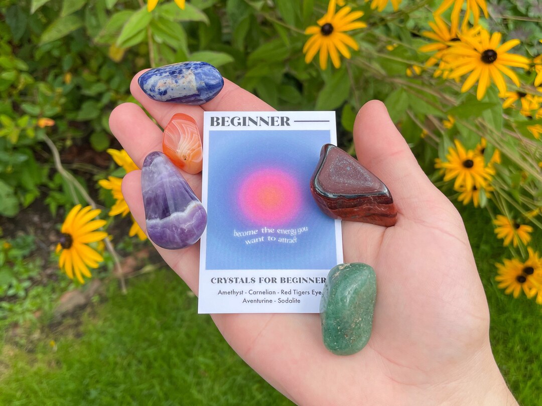 Beginner Crystal Set // New Gemstone Gift Set, Starter Tumble Stones ...