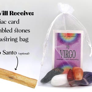 Virgo Crystal Set // Zodiac Sign Tumbled Stones - Astrology Gemstone ...