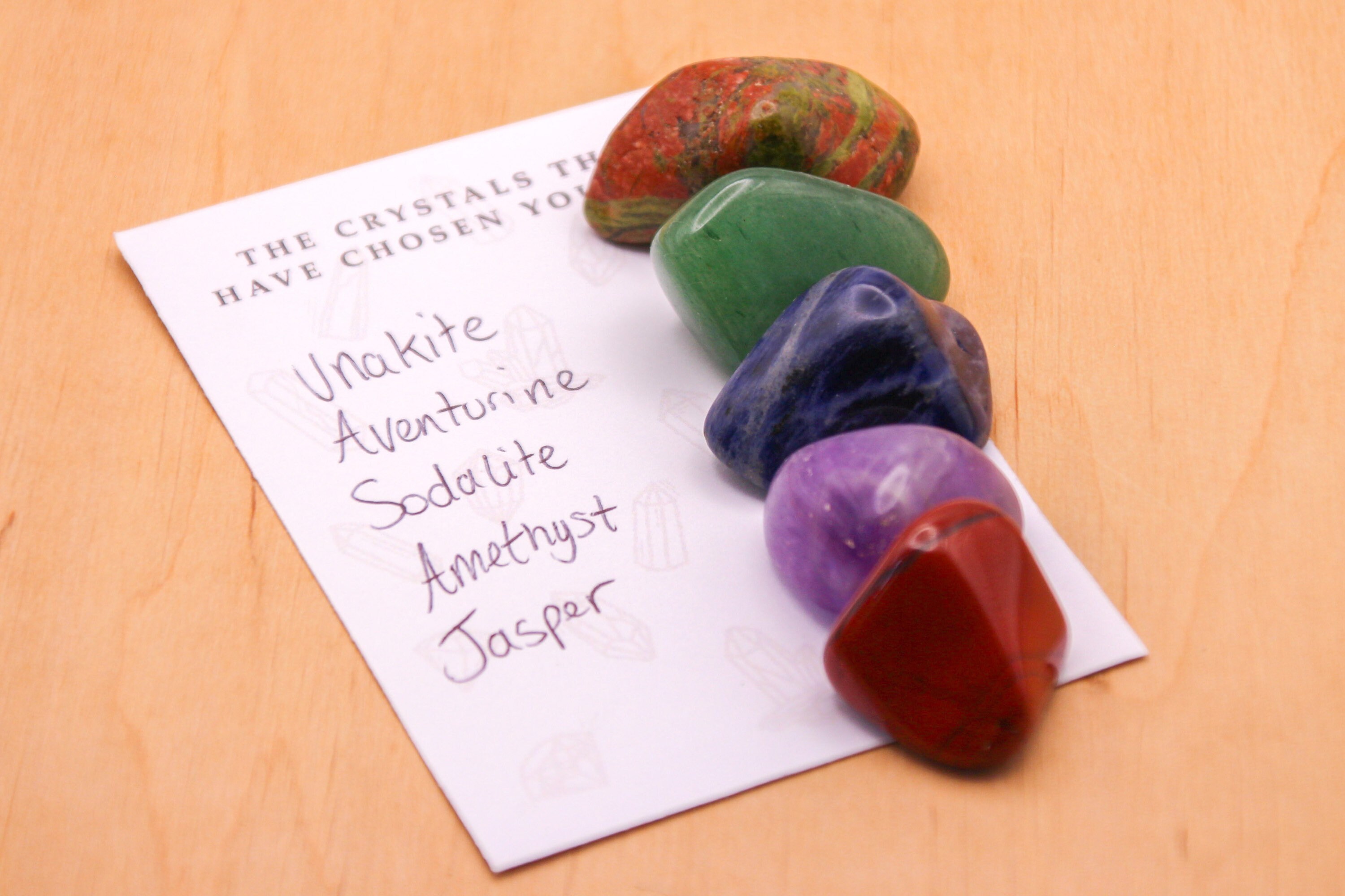 Mixed Crystal Bag // Tumbled Stones, Assorted Gemstones, Mystery ...
