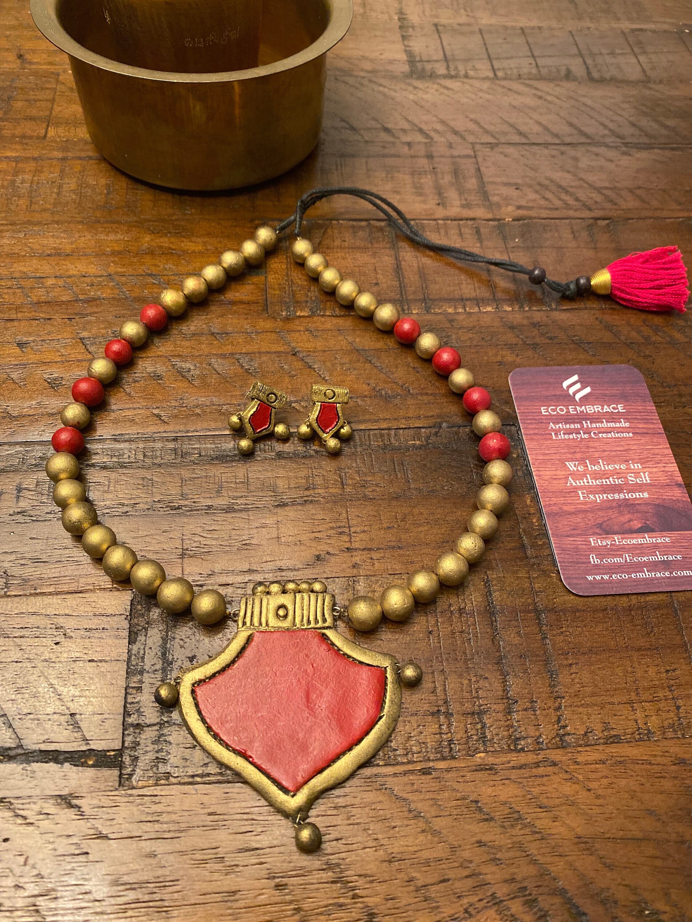 Etsy terracotta jewellery store
