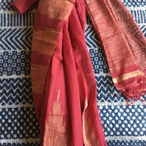 Semi Geecha Handloom Saree, Temple Weave Classic Indian Sari ...
