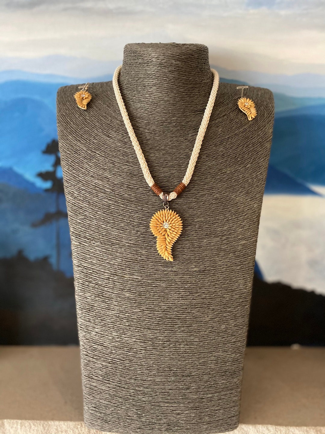 HANDMADE SEED NECKLACE - Paddy Conch Seed Necklace, Necklace With ...