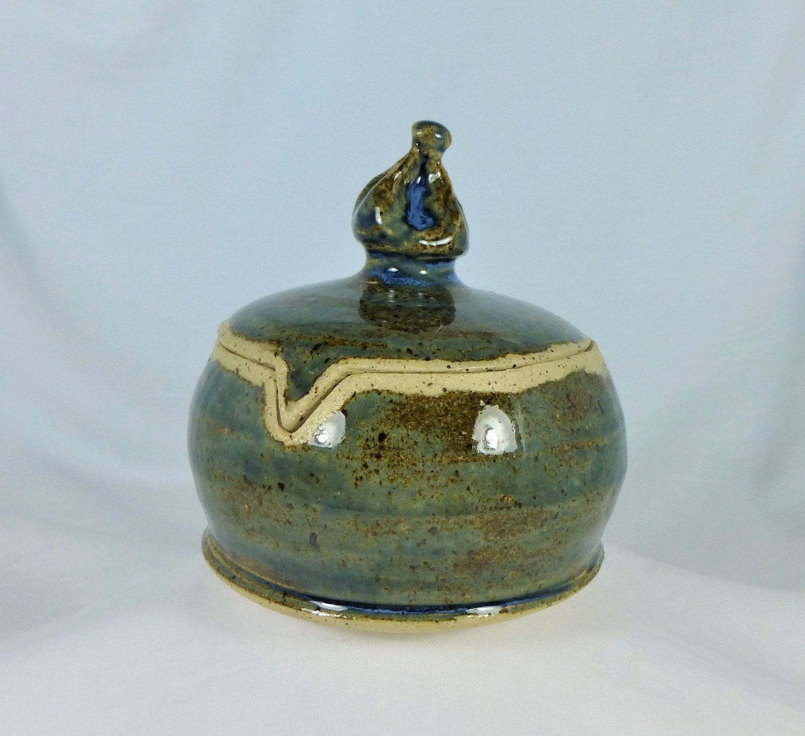 LIDDED CONTAINER pottery dish candy dish ceramic box | Etsy