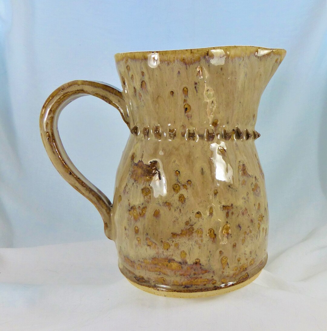 HANDMADE PITCHER Large Stoneware Pitcher Pitcher 5-6 Cup - Etsy