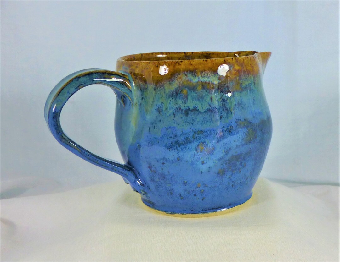 HANDMADE PITCHER, Pottery Pitcher, Clay Pitcher, Stoneware Pitcher ...